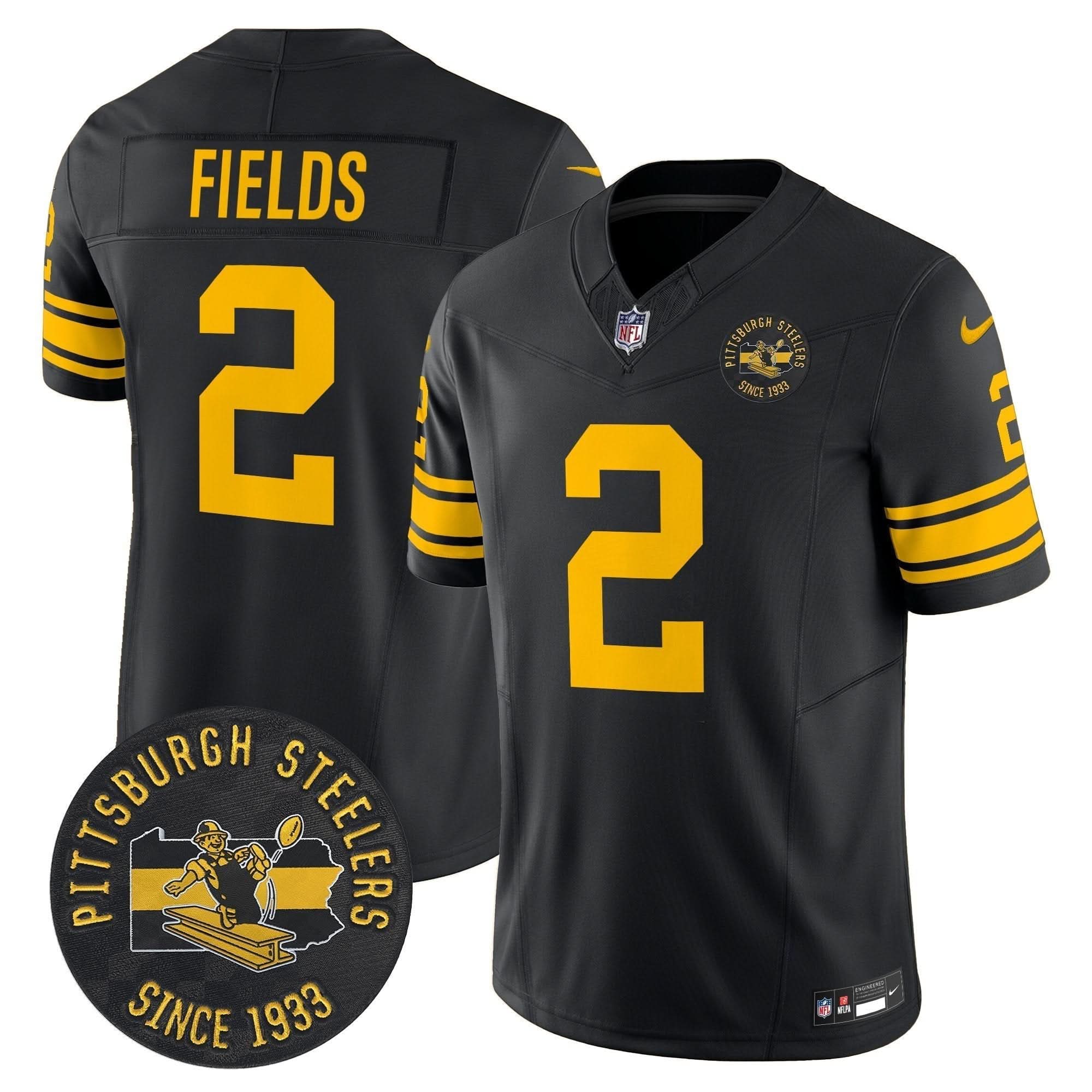 Men's Pittsburgh Steelers Throwback 1962 Vapor Limited Jersey - Est ...